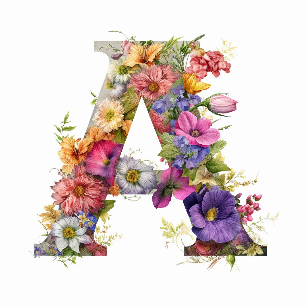Letter A Clipart, 10 High Quality Jpgs, Nursery Art, Instant Digital ...