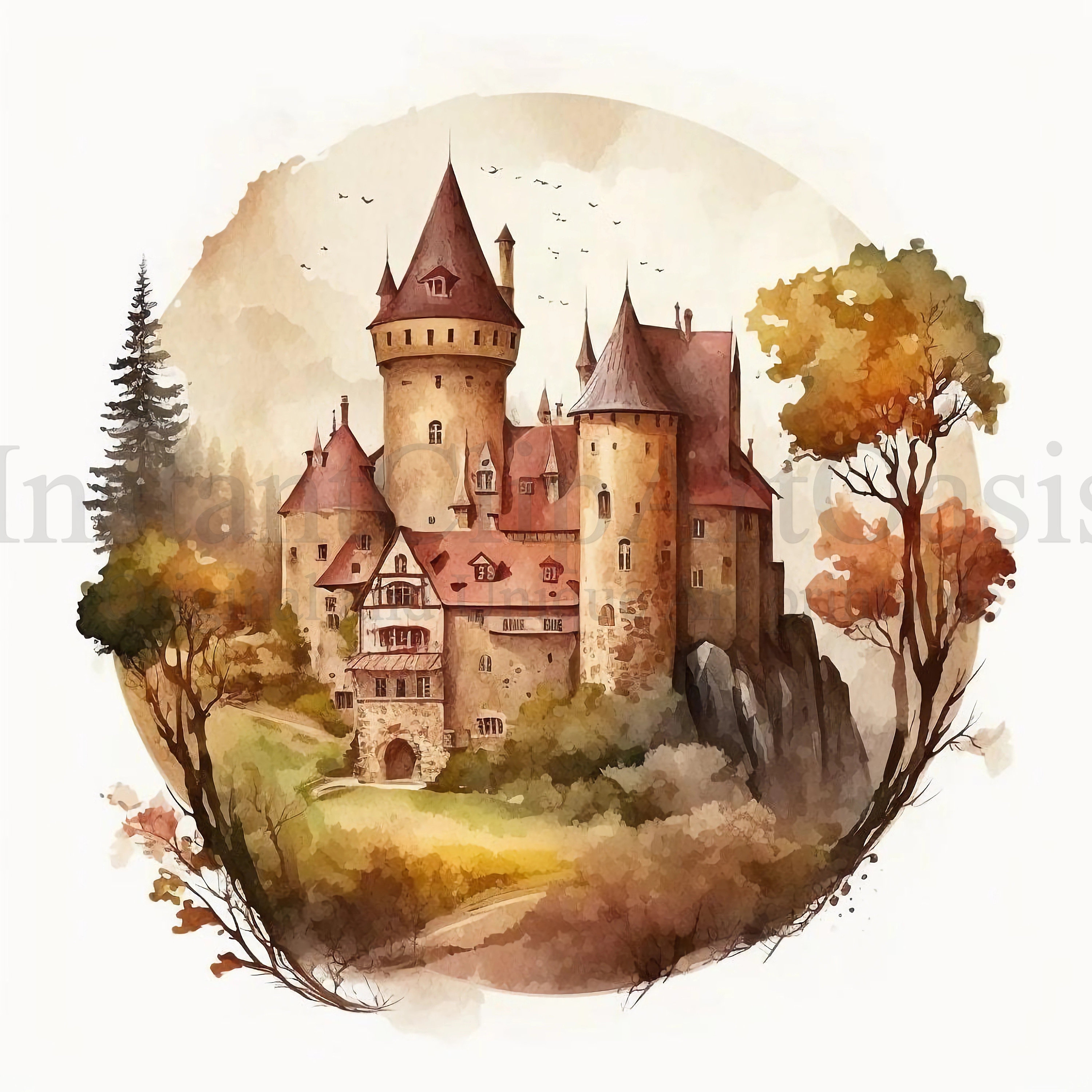 Medieval Castle Concept Art