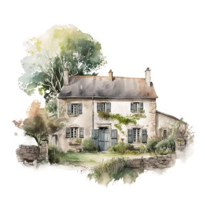 Farmhouse Clipart, 10 High Quality Pngs Transparent Background ...