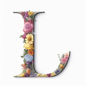 Letter L Clipart, 10 High Quality Jpgs, Nursery Art, Instant Digital ...