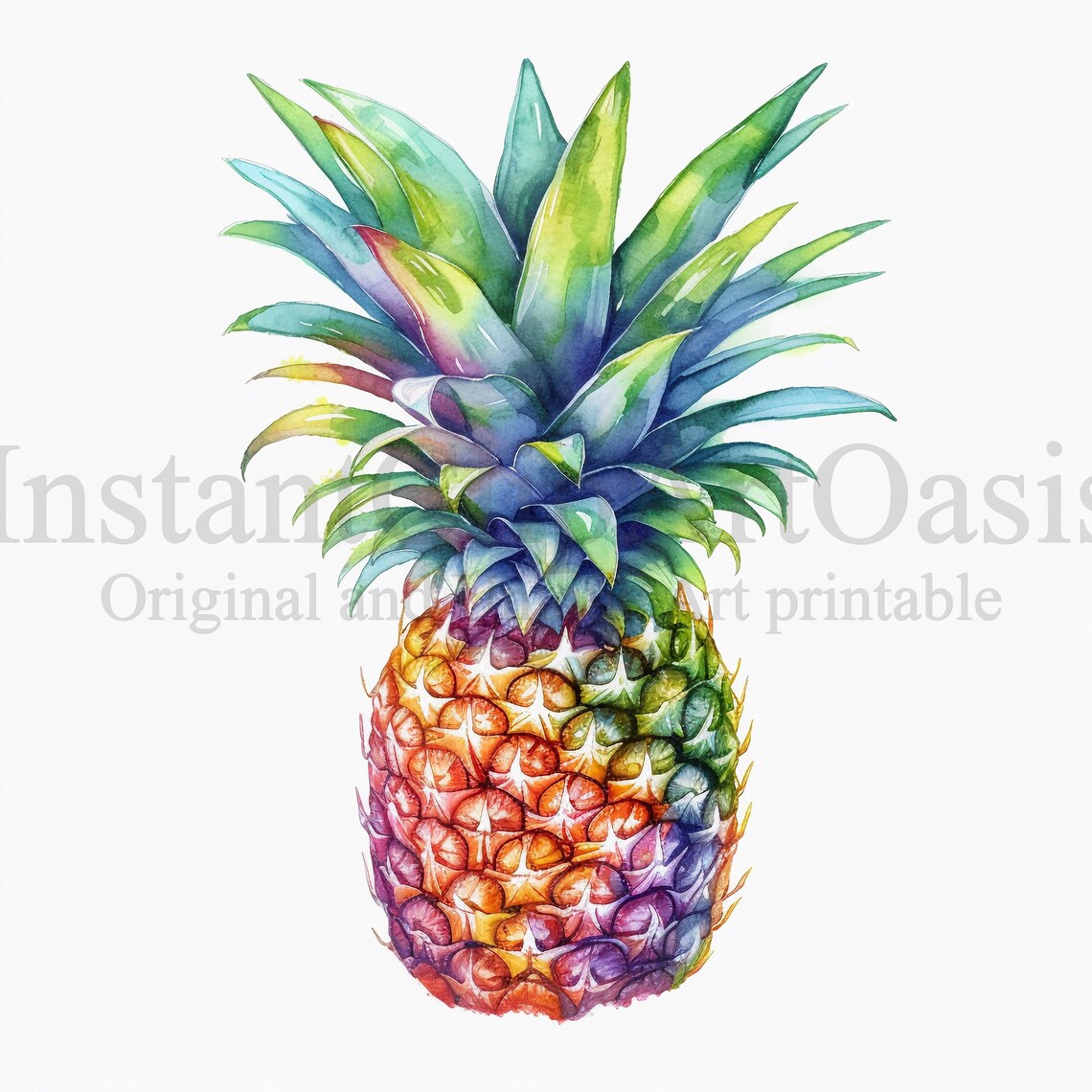 Pineapples Clipart, 10 High Quality Jpgs, Nursery Art | Card Making ...