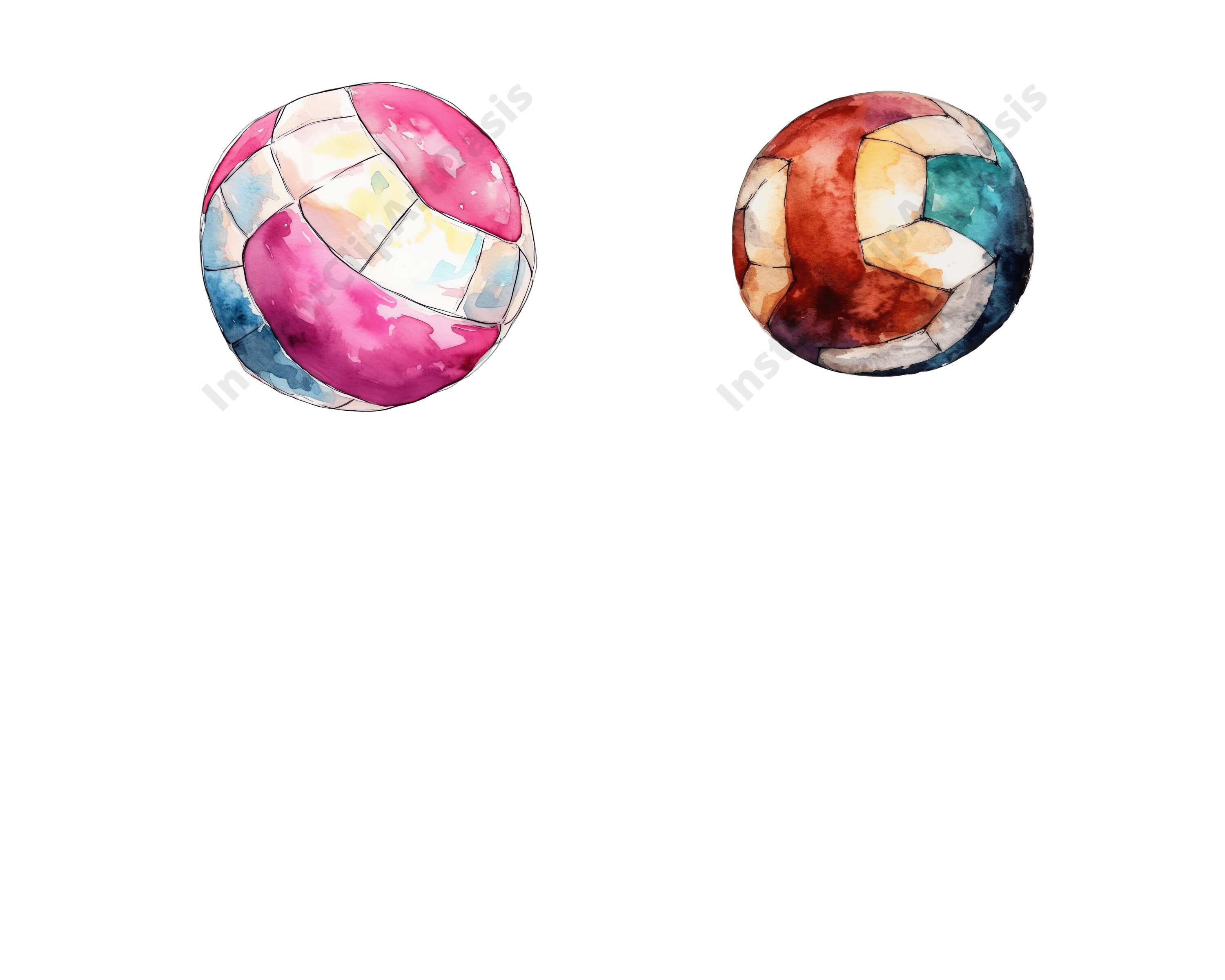 Volleyball Clipart, 10 High Quality Pngs, Transparent Background ...