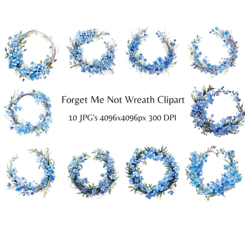 Forget Me Not Paper - Etsy