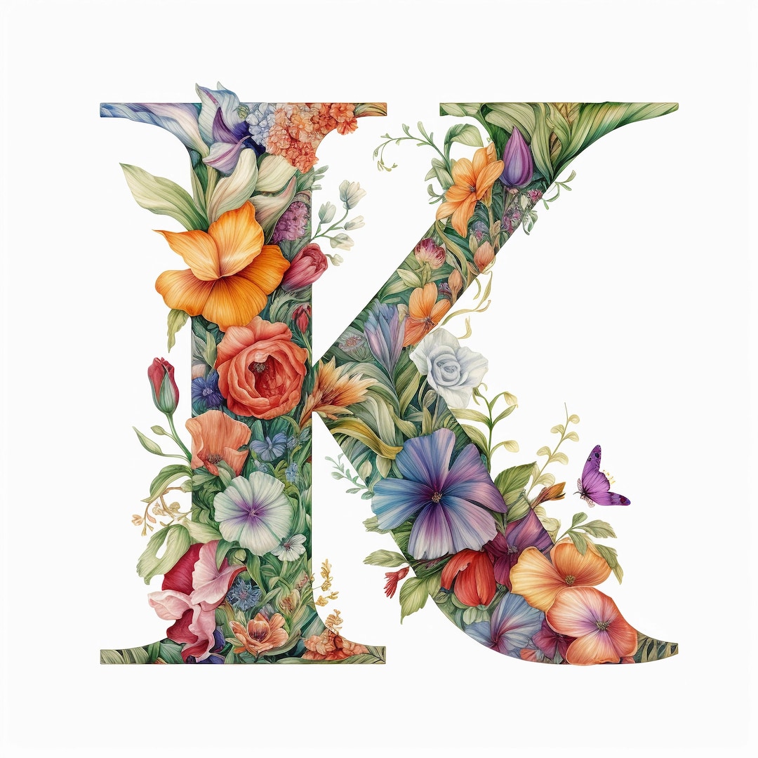 Letter K Clipart, 10 High Quality Jpgs, Nursery Art, Instant Digital ...