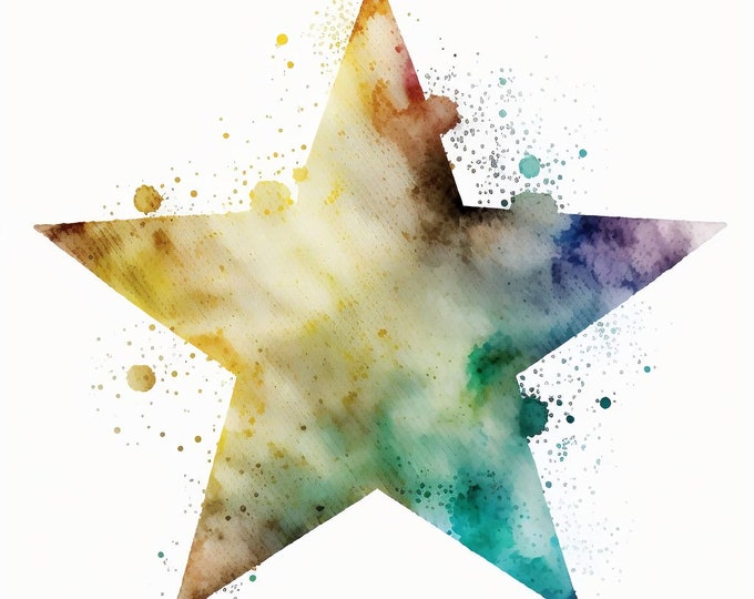 9 Cute Little Star Clipart Bundle -high Quality Jpg,png-digital ...
