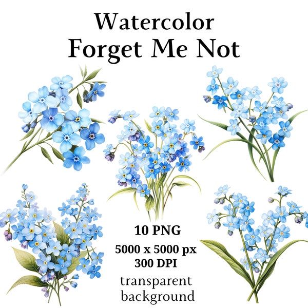 Forget Me Not Paper - Etsy