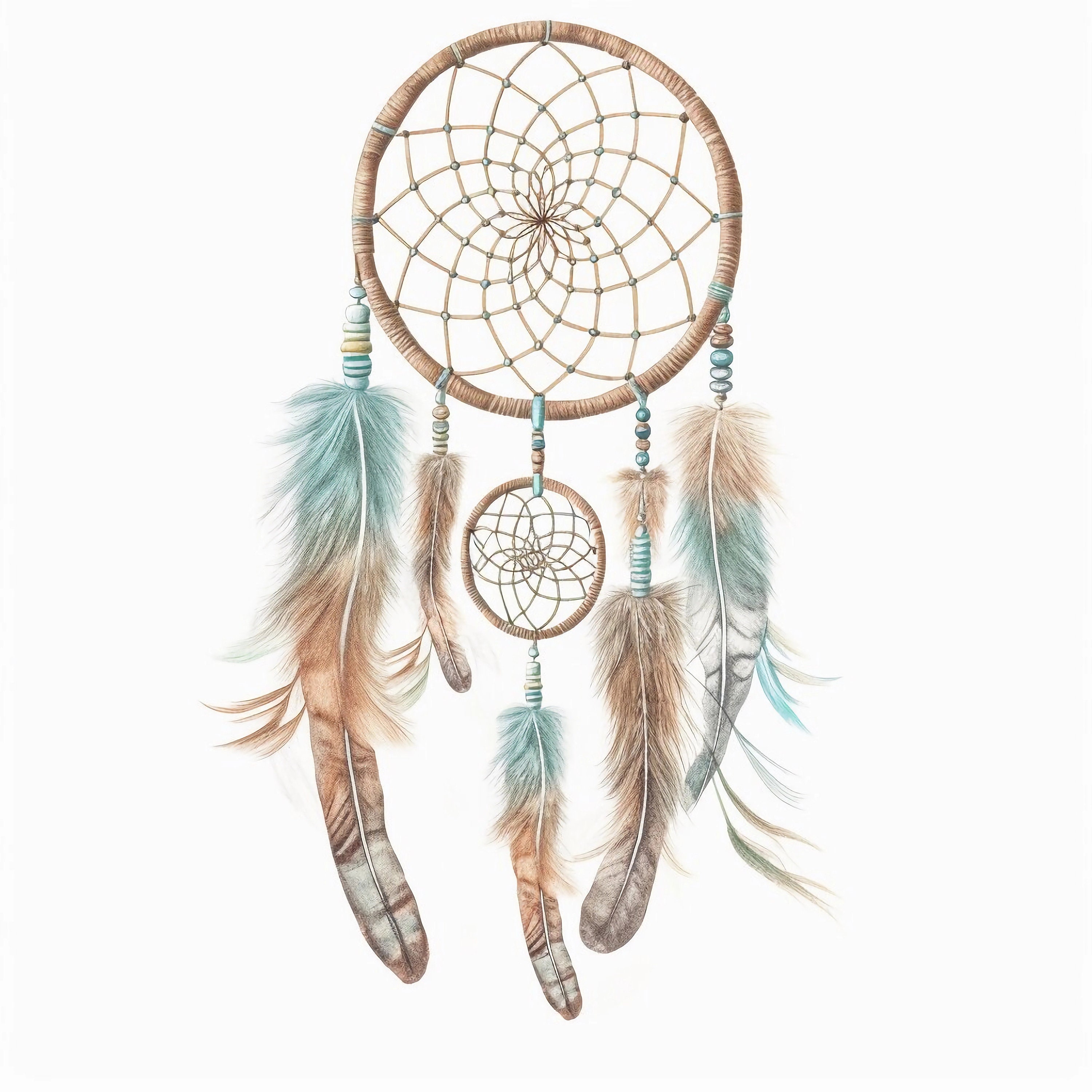 Dreamcatcher Clipart | Set 3 | 10 High Quality Jpgs, Nursery Art ...