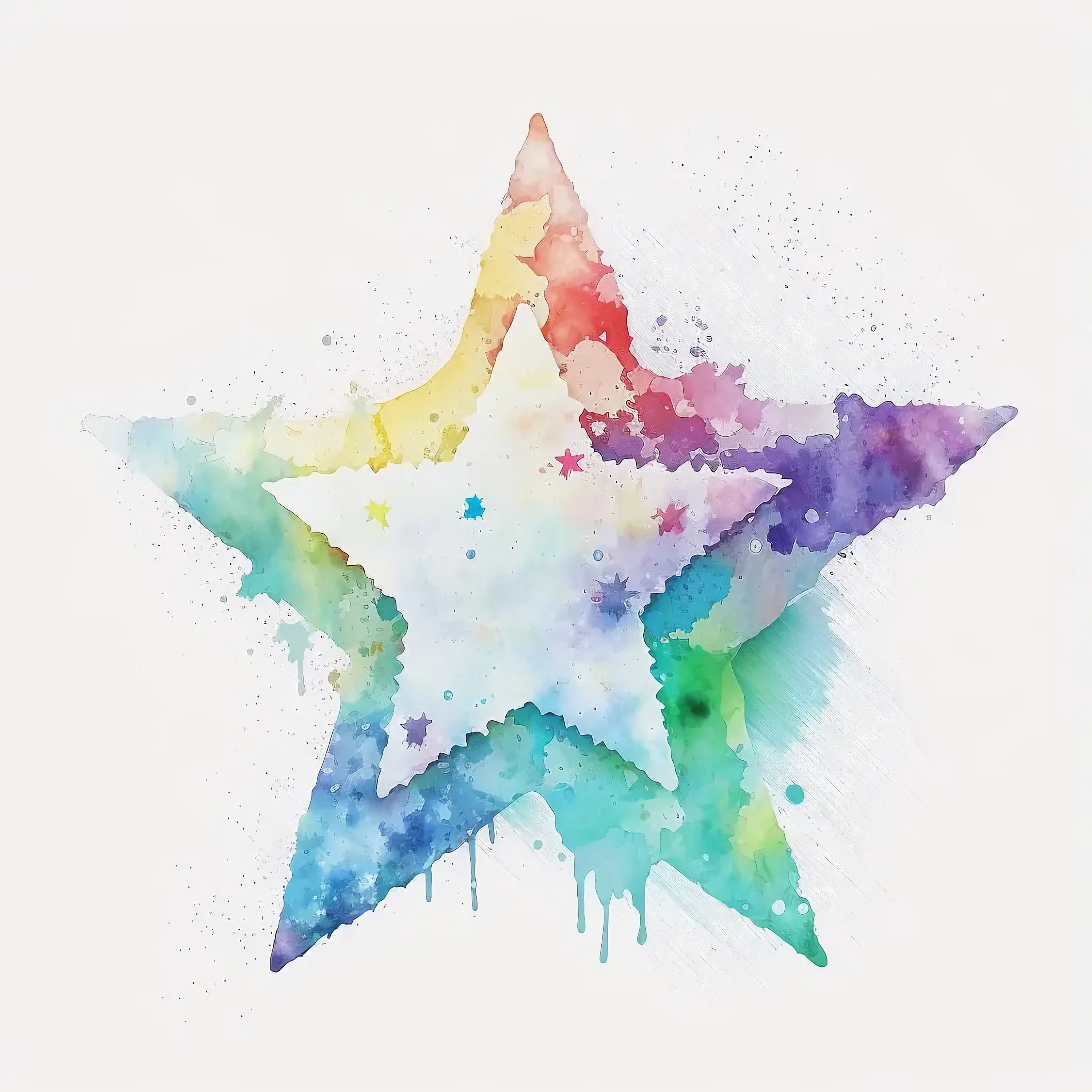 Star Clipart, 10 High Quality Jpgs, Nursery Art, Instant Digital ...
