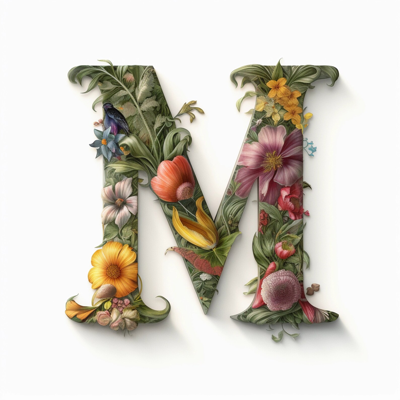 Letter M Clipart, 10 High Quality Jpgs, Nursery Art, Instant Digital ...