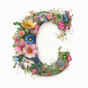 Letter C Clipart, 10 High Quality Jpgs, Nursery Art, Instant Digital ...