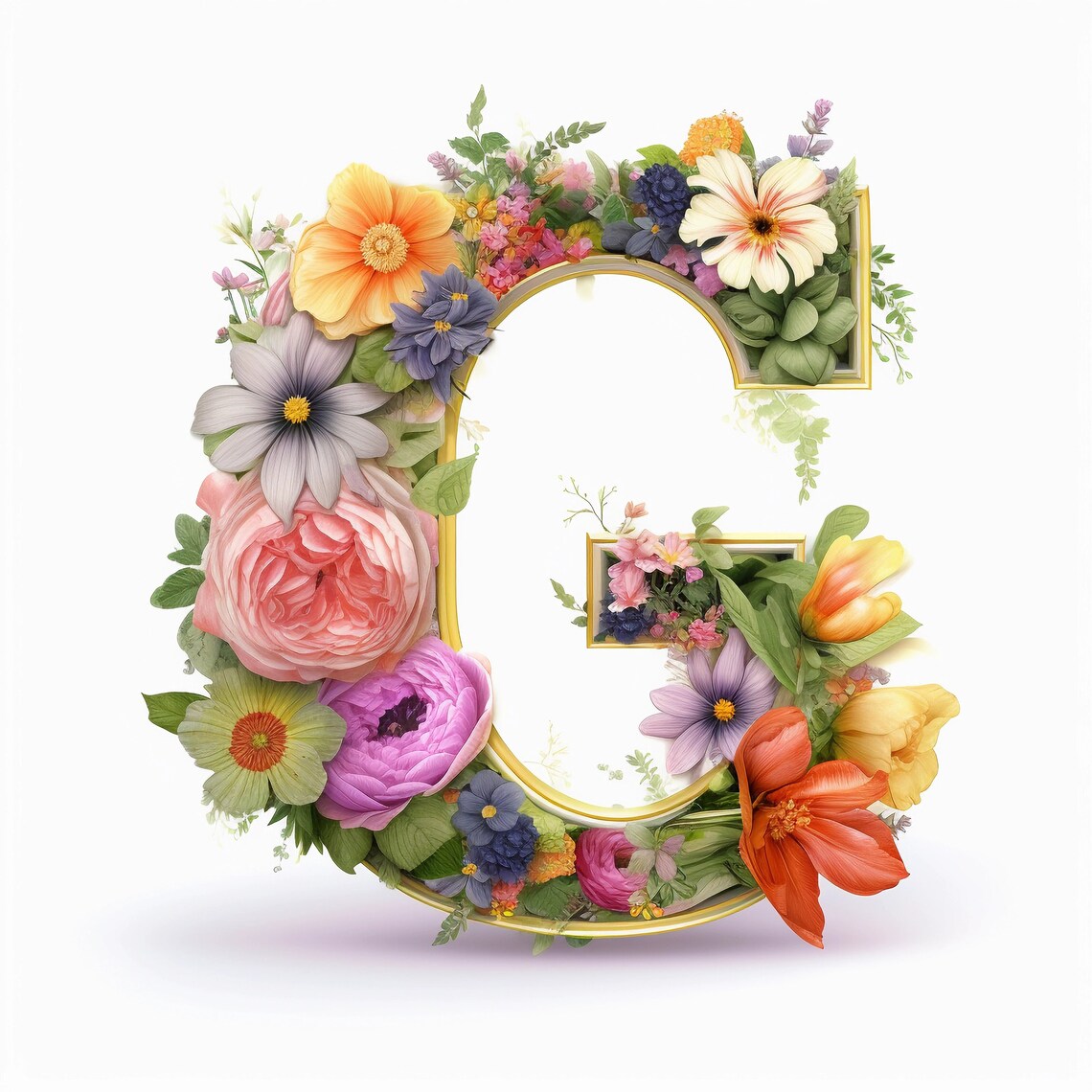 Letter G Clipart, 10 High Quality Jpgs, Nursery Art, Instant Digital ...