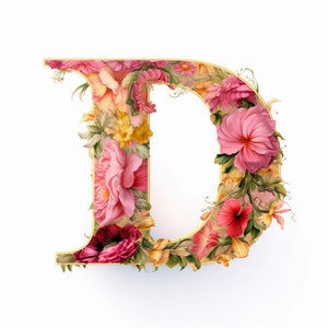 Letter D Clipart, 10 High Quality Jpgs, Nursery Art, Instant Digital ...