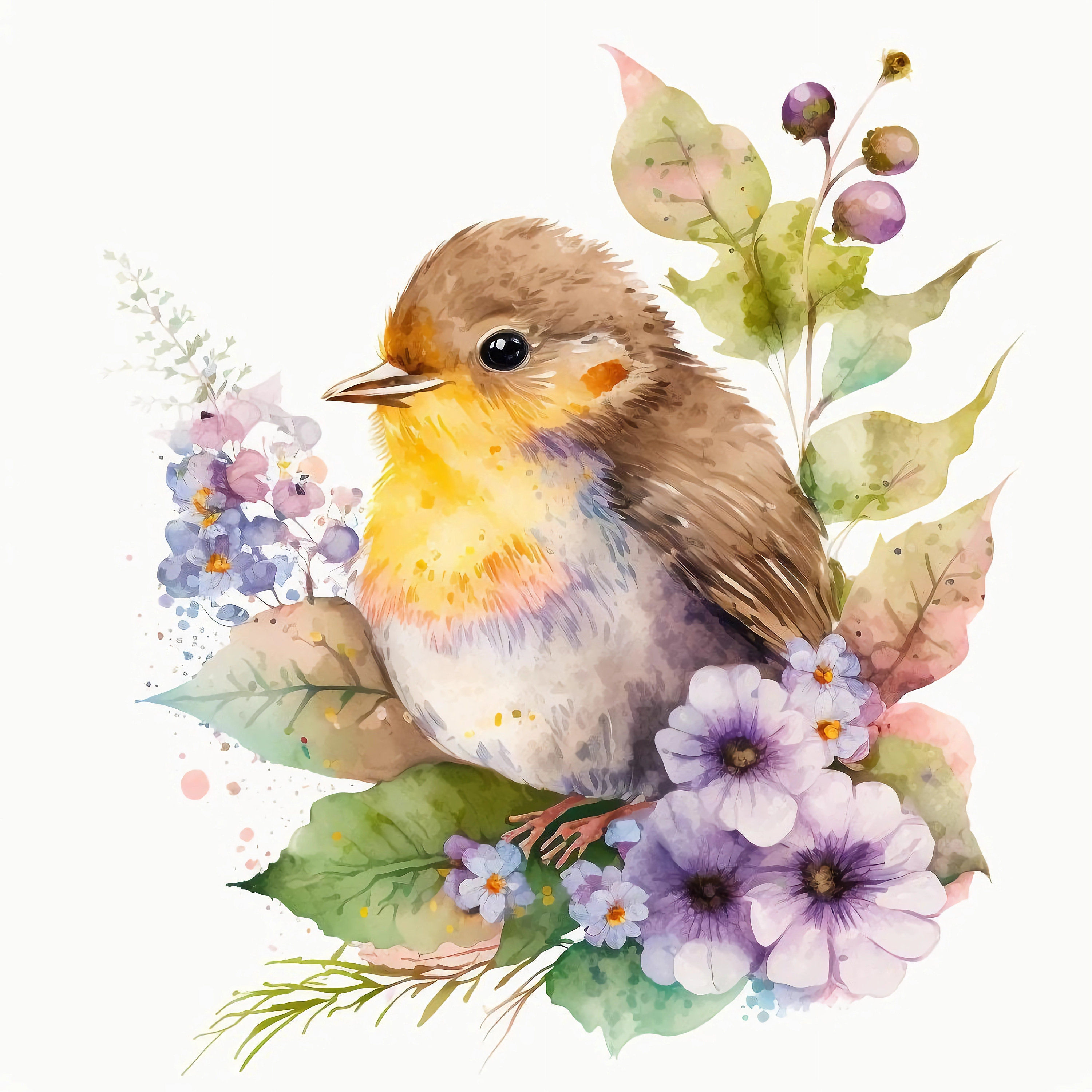 Cute Bird Clipart 10 High Quality Jpgs Nursery Art Instant - Etsy UK