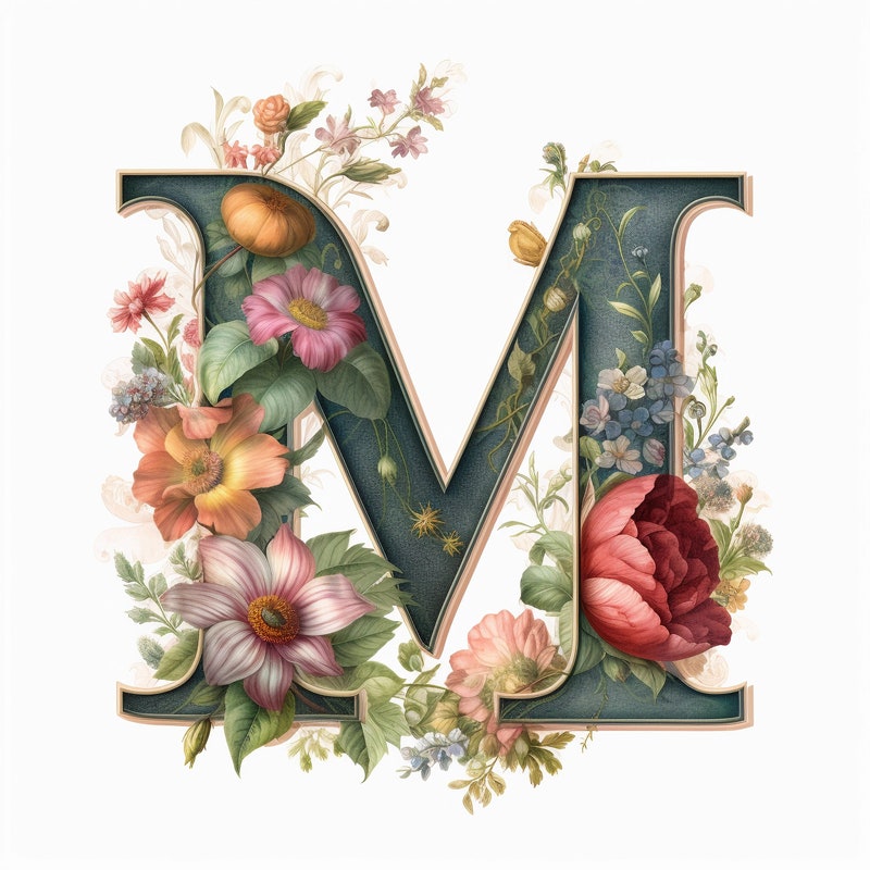 Letter M Print - Etsy