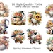 Gnomes Clipart Big Bundle, 80 High Quality Pngs, Nursery Art, Digital ...