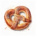 Pretzel Clipart, 10 High Quality Jpgs, Nursery Art, Instant Digital ...