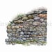Rustic Stone Walls Clipart, 10 High Quality Jpgs, Watercolor Art ...