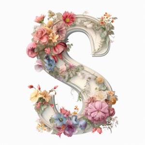 Letter S Clipart, 10 High Quality Jpgs, Nursery Art, Instant Digital ...