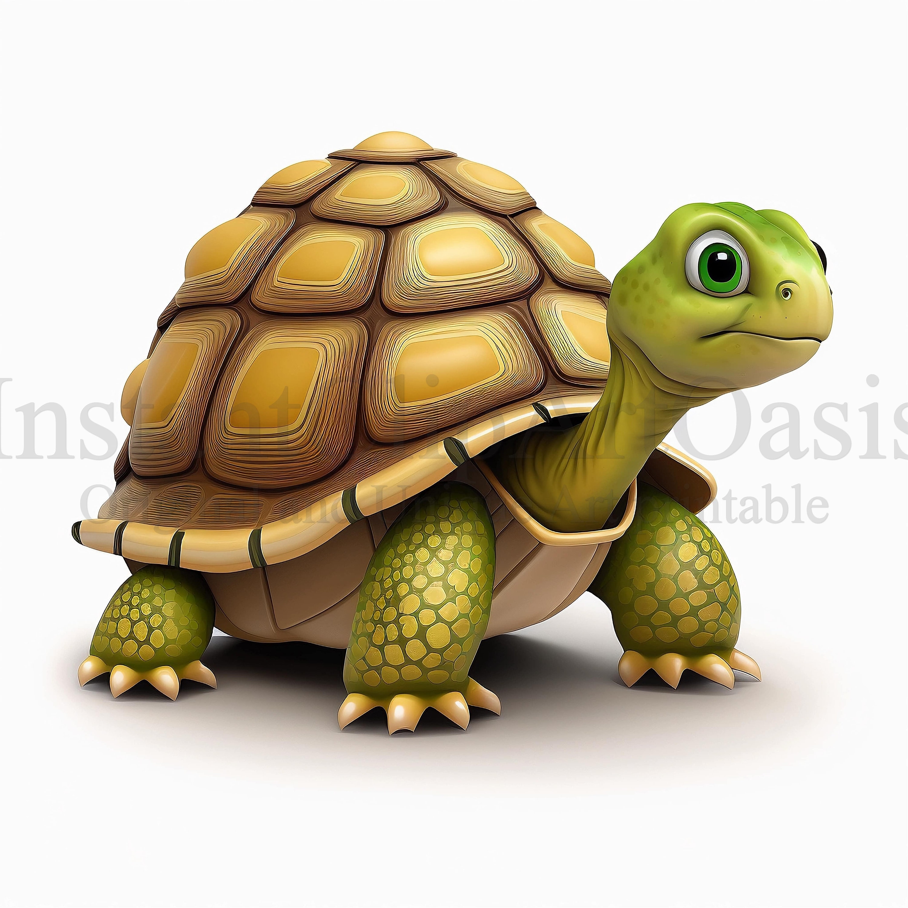 Cute Tortoise Clipart