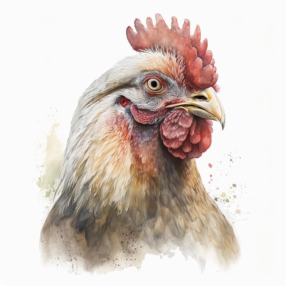 Cockerel Clipart, 10 High Quality Jpgs, Nursery Art, Instant Digital ...