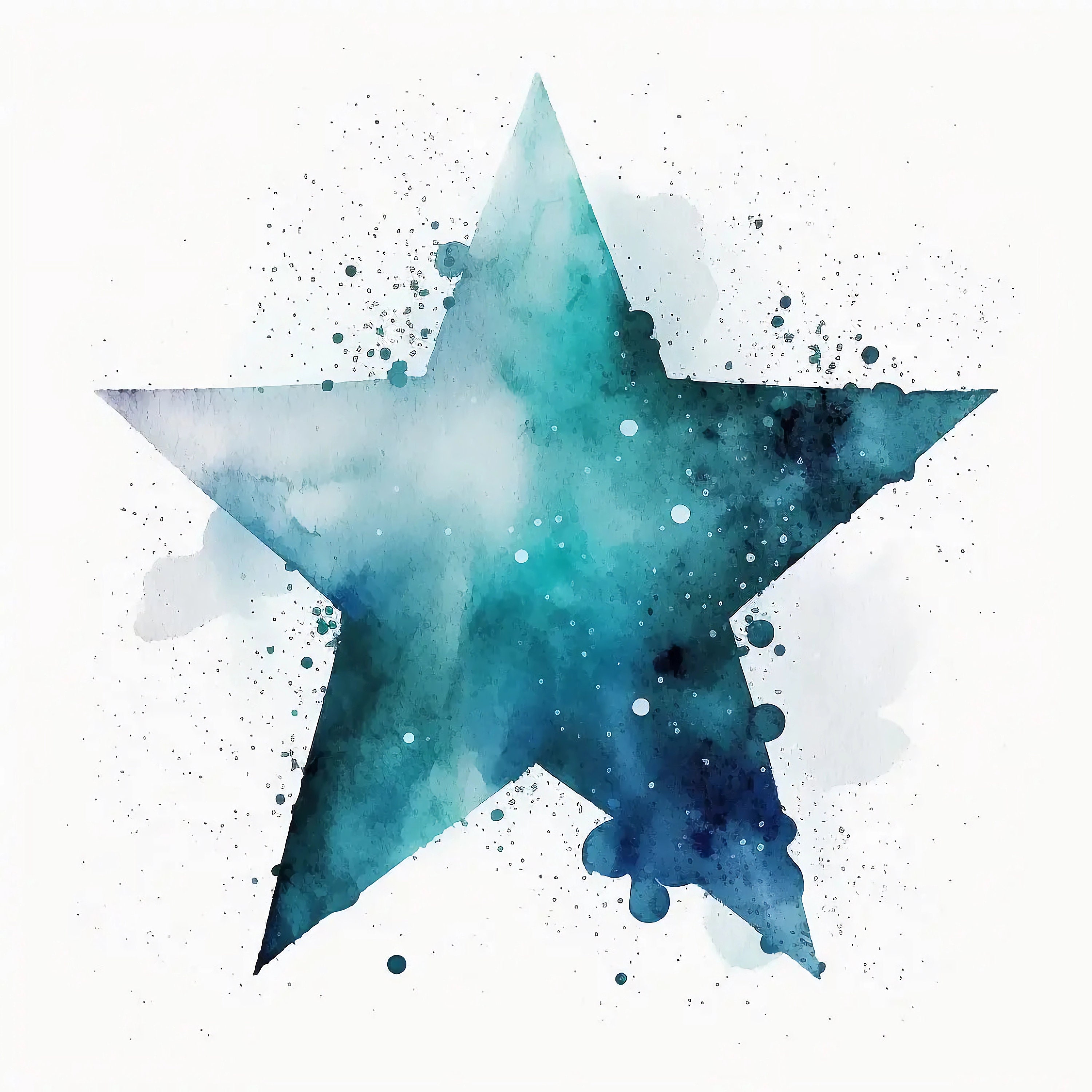 Star Clipart, 10 High Quality Jpgs, Nursery Art, Instant Digital ...