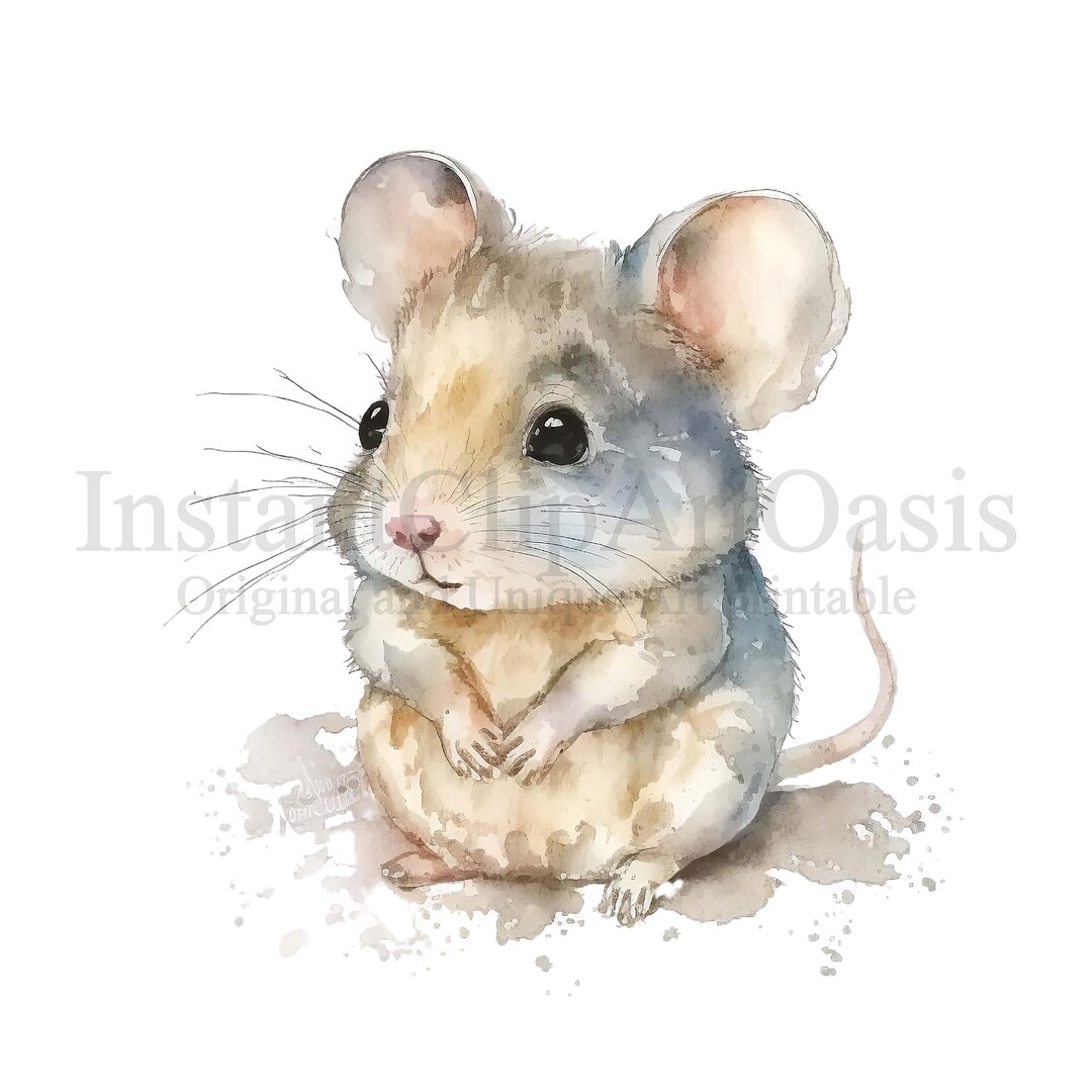 Cute Mouse Clipart 9 High Quality Pngs Transparent - Etsy