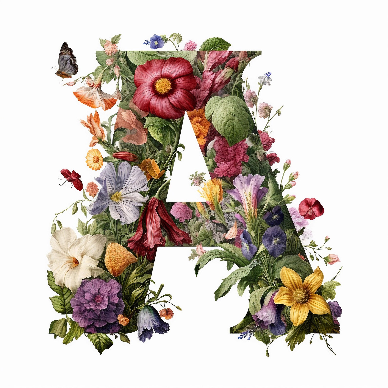 Letter A Clipart, 10 High Quality Jpgs, Nursery Art, Instant Digital ...