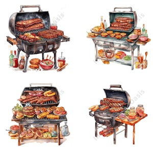 16 High Quality Pngs - BBQ Grill Clipart, Grill Clipart, Instant ...