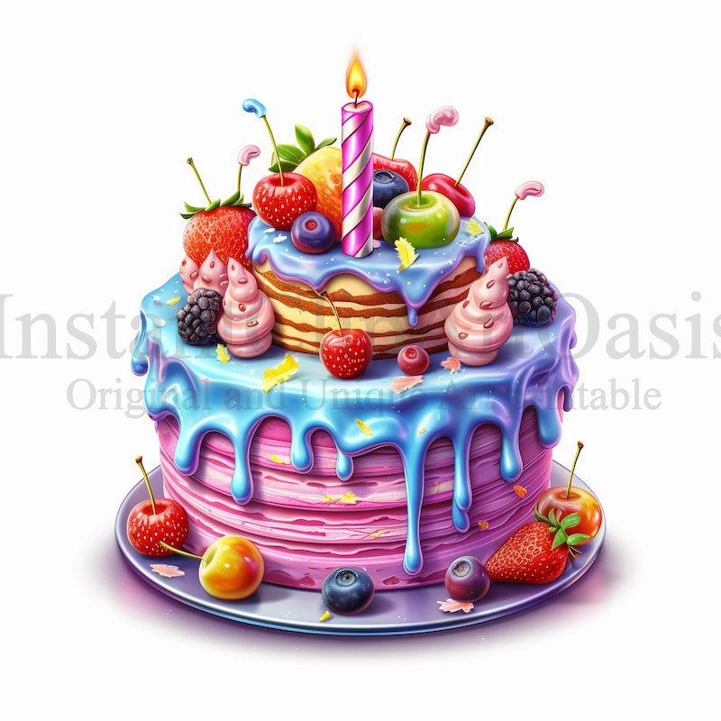 Cake Clipart - Etsy