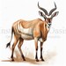 Eland Clipart, 10 High Quality Jpgs, Digital Download, Card Making ...