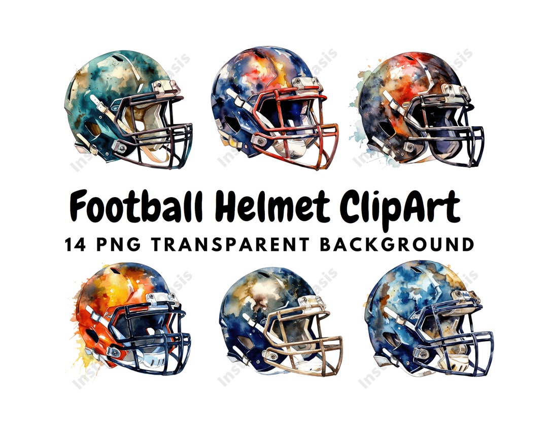 Football Helmet Clipart, 14 High Quality Pngs, Football Clipart ...