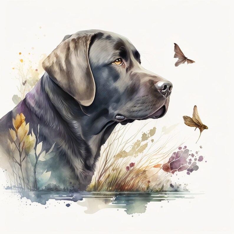Labrador Clipart, 10 High Quality Jpgs, Nursery Art, Instant Digital ...