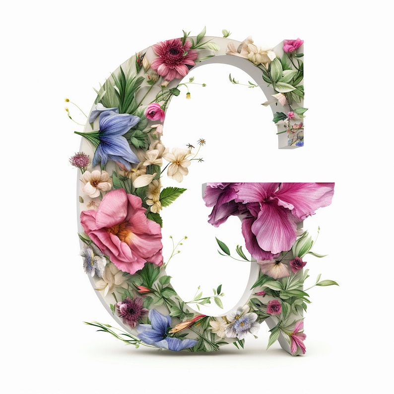 Letter G Clipart, 10 High Quality Jpgs, Nursery Art, Instant Digital ...