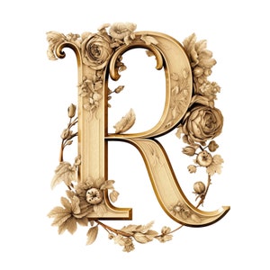 Letter R Clipart, 10 High Quality Pngs, Nursery Art, Instant Digital ...