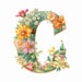 Letter C Clipart, 10 High Quality Jpgs, Nursery Art, Instant Digital ...
