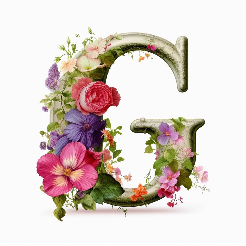 Letter G Clipart, 10 High Quality Jpgs, Nursery Art, Instant Digital ...