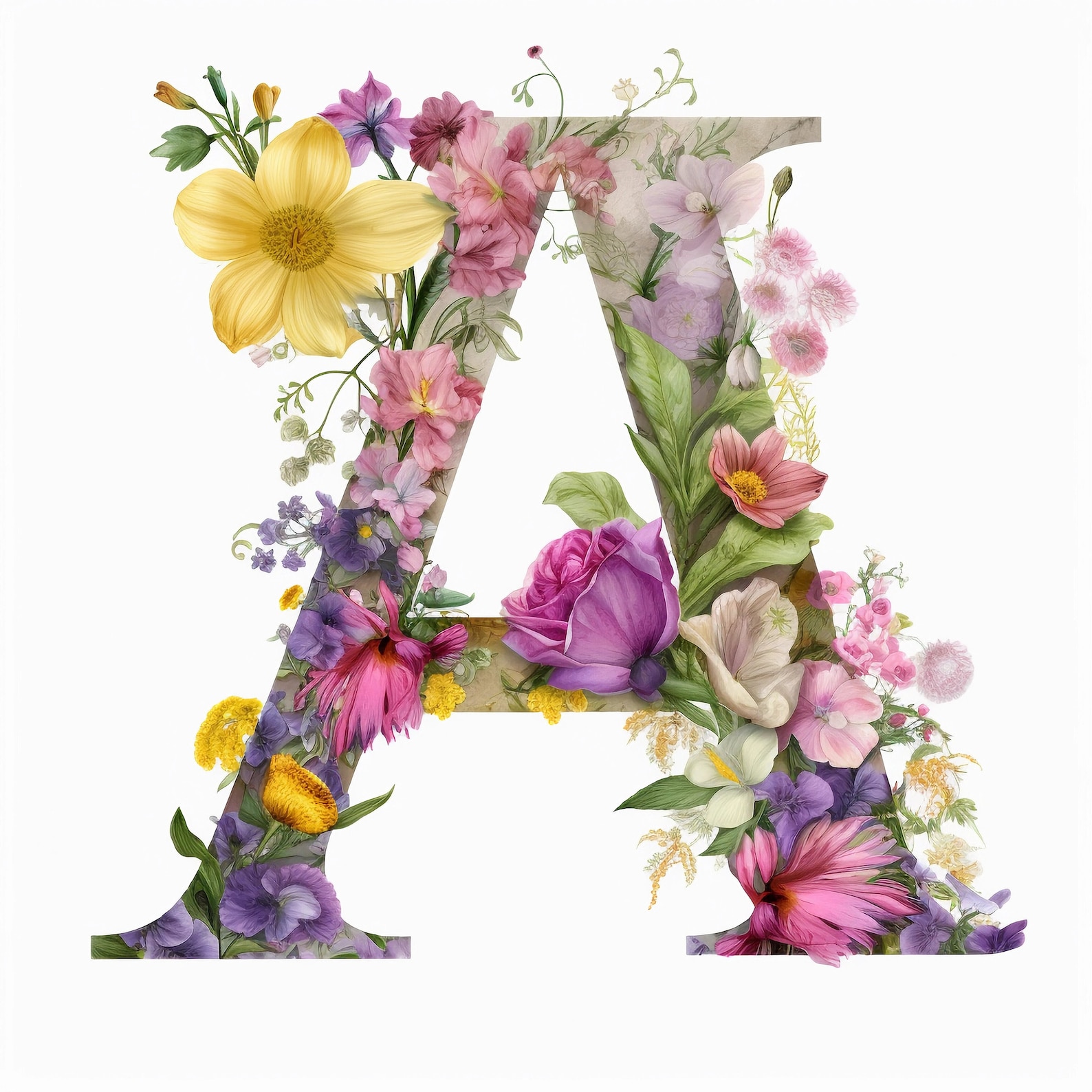 Letter A Clipart, 10 High Quality Jpgs, Nursery Art, Instant Digital ...