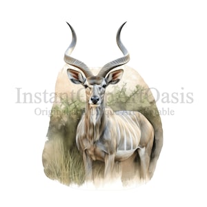 Great Kudu Clipart, 7 High Quality Pngs Transparent Background, Nursery ...