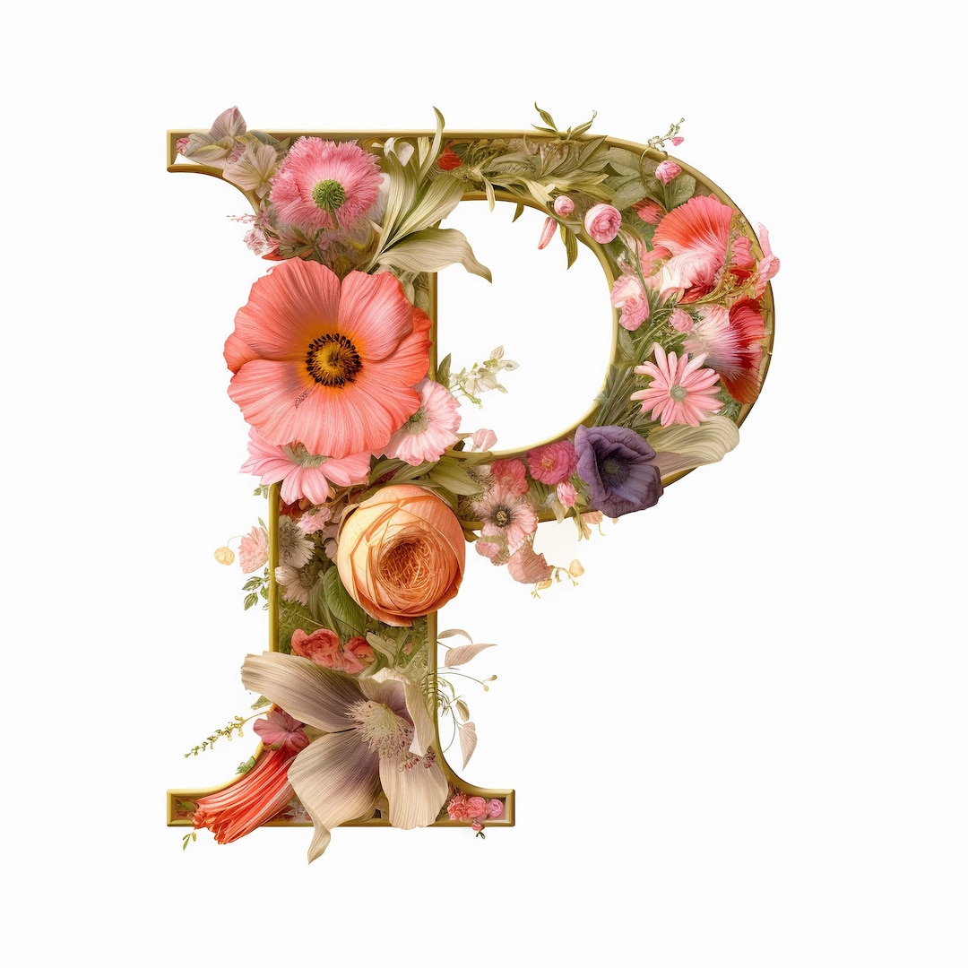 Letter P Clipart, 10 High Quality Jpgs, Nursery Art, Instant Digital ...