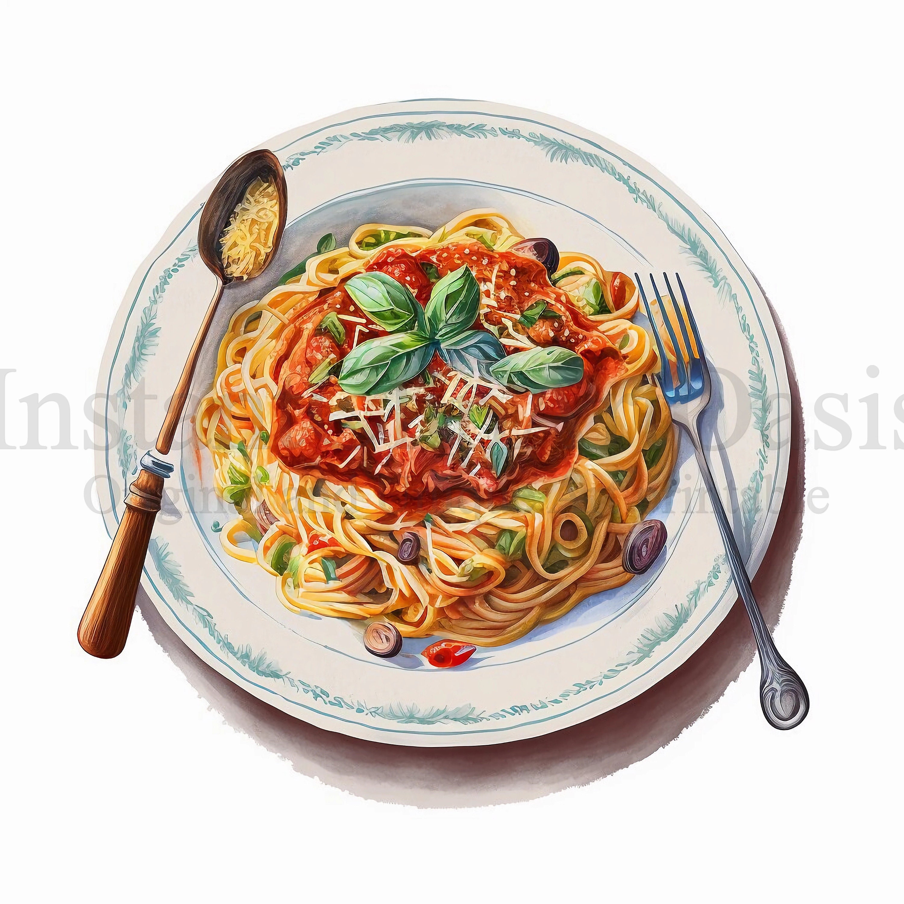 Spaghetti Clipart