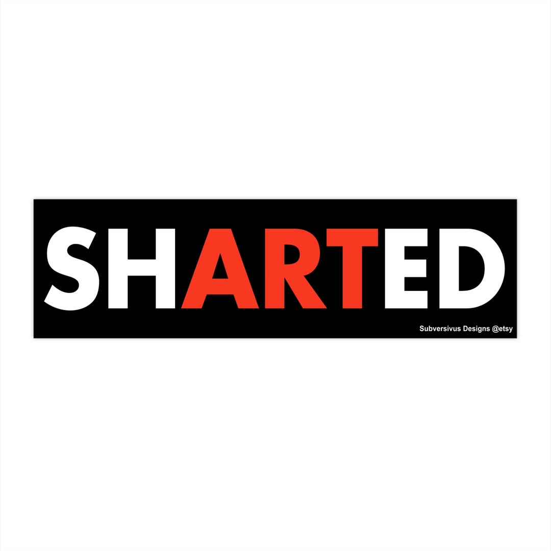 Subversive Earth art Bumper Sticker - Etsy