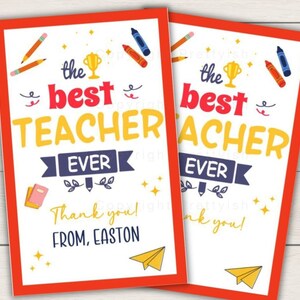 Teacher Appreciation Week Printble, Gift Card Holder, Teacher Thank You ...