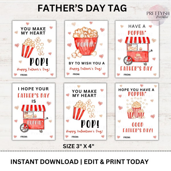 Popcorn Tags - Etsy