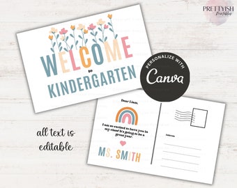 Back to School, Meet the Teacher Postcard, Postcards for Kids, School ...