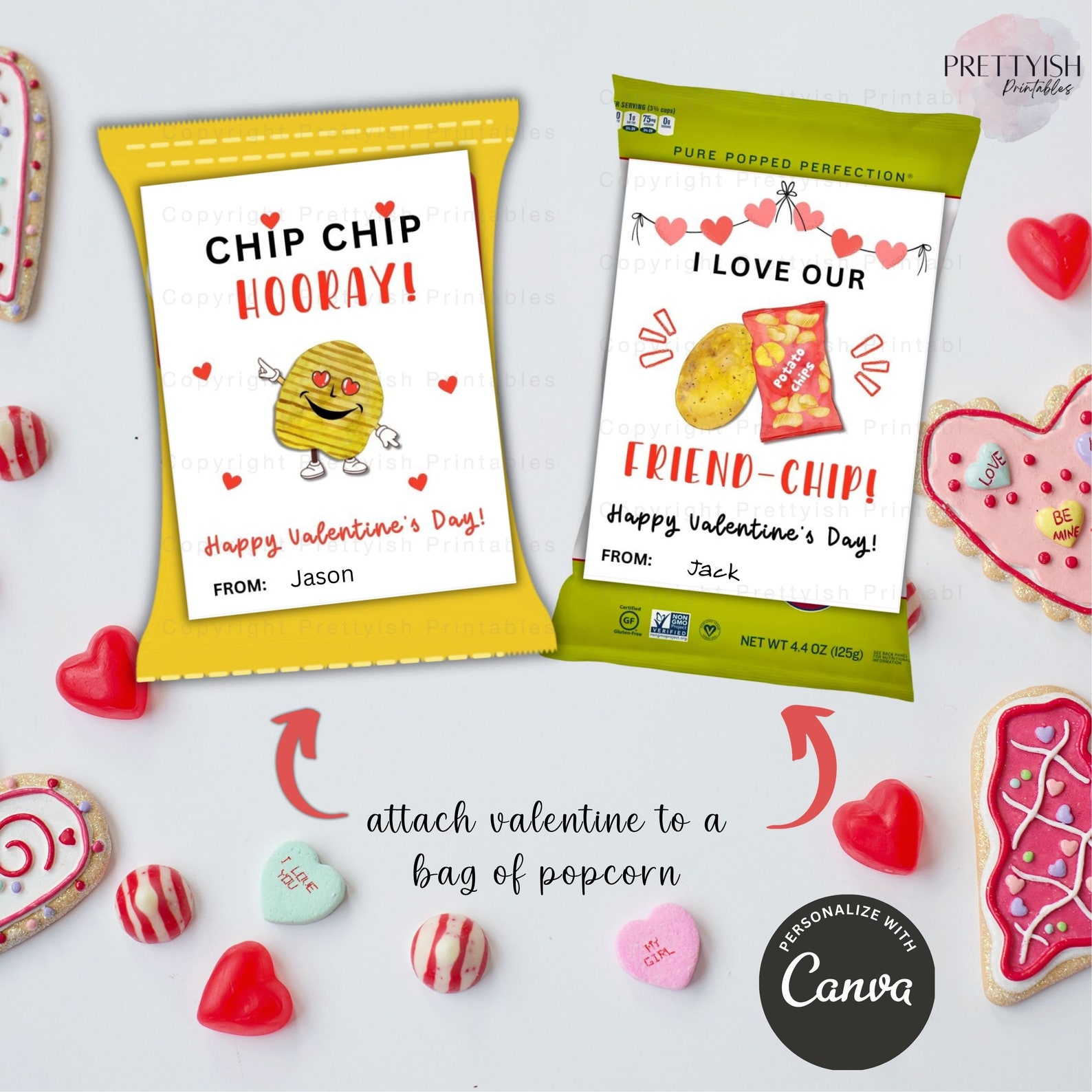 Friendchip Valentine Printable, Printable Valentine Cards, Kids ...