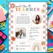 Meet the Teacher Editable Template Printable, Meet the Teacher Retro ...