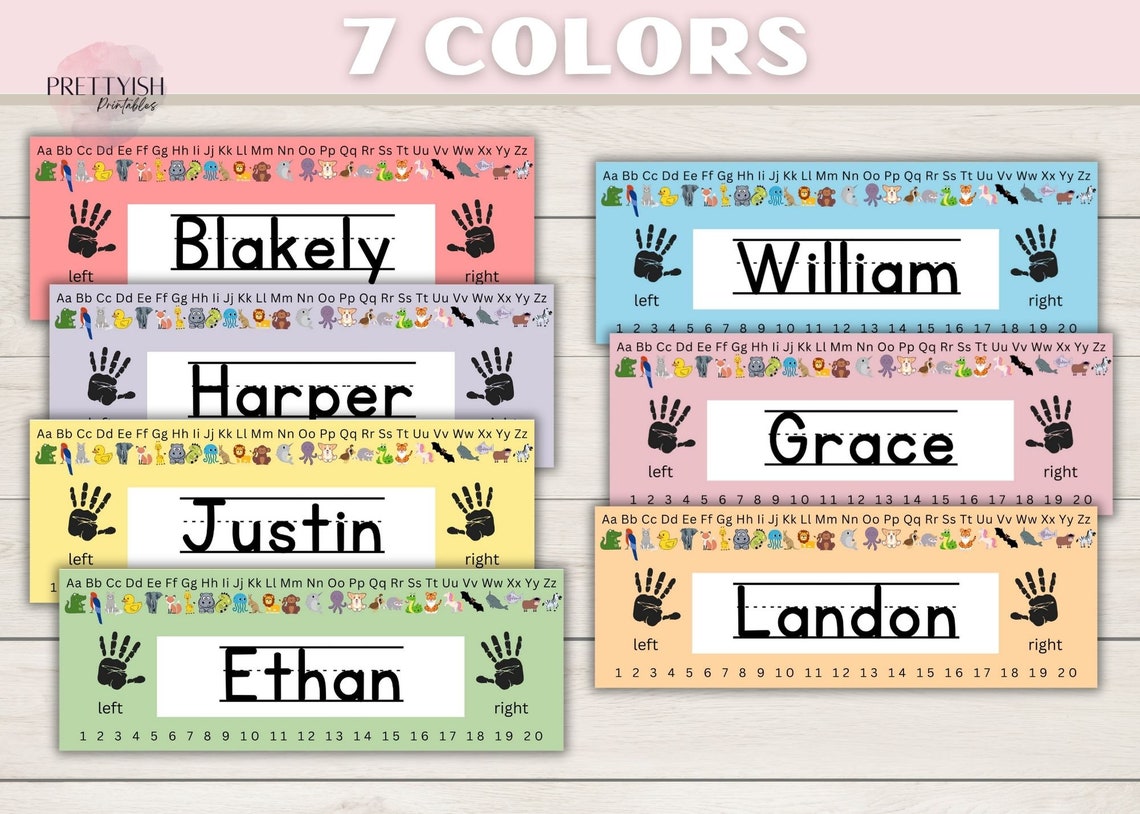 Desk Name Plate, Classroom Labels, Classroom Name Tag, Classroom ...