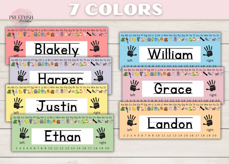 Desk Name Plate, Classroom Labels, Classroom Name Tag, Classroom ...