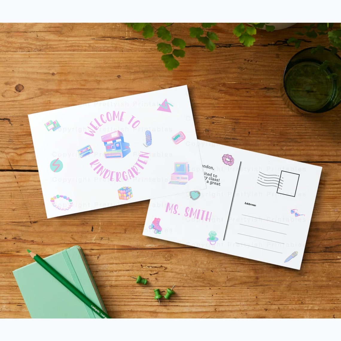 Back to School, Meet the Teacher Postcard, Postcards for Kids, School ...