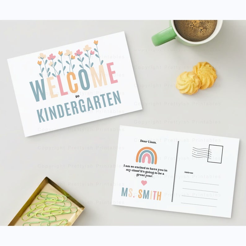 Back to School, Meet the Teacher Postcard, Postcards for Kids, School ...